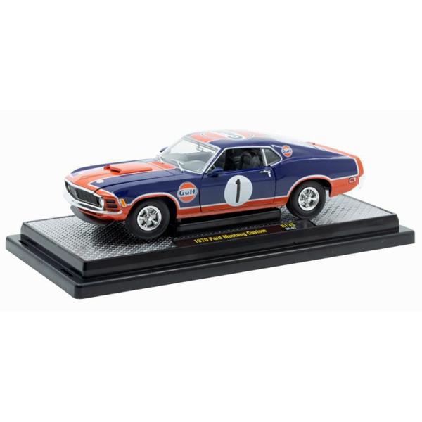 Ford Mustangフォード マスタング 1970 ガルフレーシング スポーツカー 模型 / M2MACHINES 1/24 ミニカー 模型