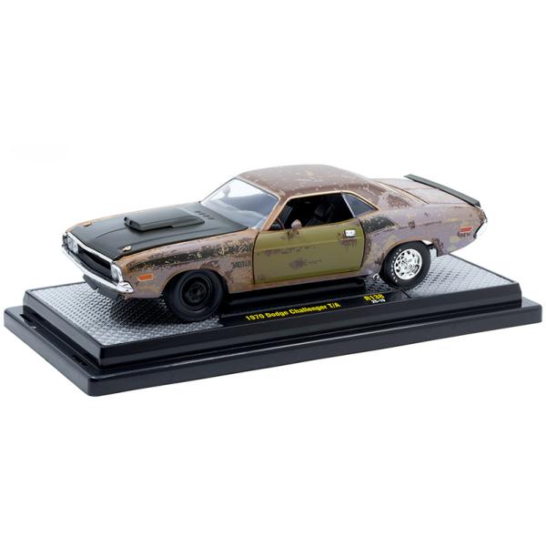 Dodgeダッジ Challenger T/A with Heavily Weathered 1970 / M2MACHINES 1/24 ミニカー 模型