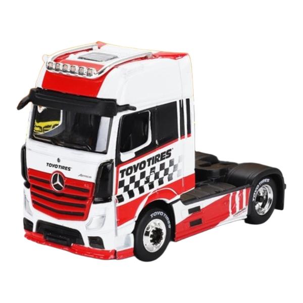 MERCEDES BENZメルセデスベンツ ACTROSアクトロス 1851 MP4 GIGASPACE TRACTOR TRUCK 2018 2 ASSI TOYO TIRES ホ / MAISTO 1/64 ミニカー