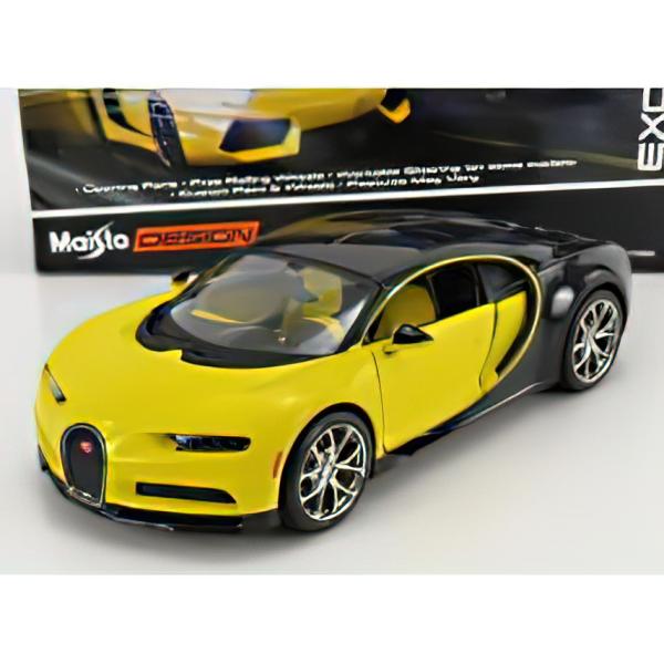 BUGATTI CHIRON LE PATRON 2016 YELLOW BLACK/MAISTO 1/24ミニカー