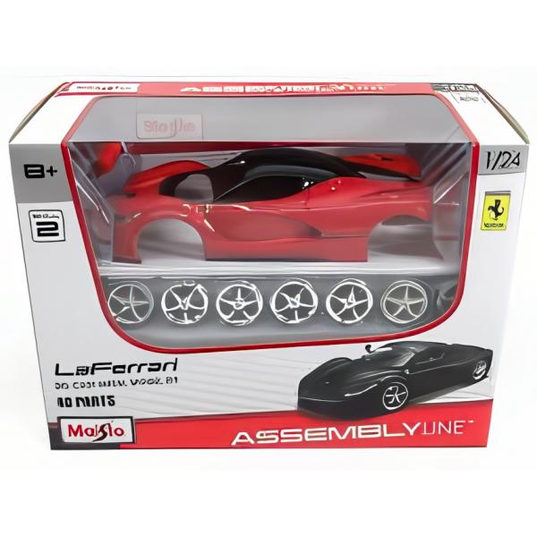 FERRARI LAFERRARI 2013 レッドブラック/ MAISTO 1/24 モデルキット模型