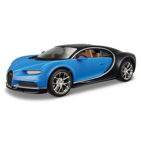 Bugattiブガッティ Chironシロン ブルー 組み立てキット 模型 モデル / MAISTO 1/24 ミニカー 模型