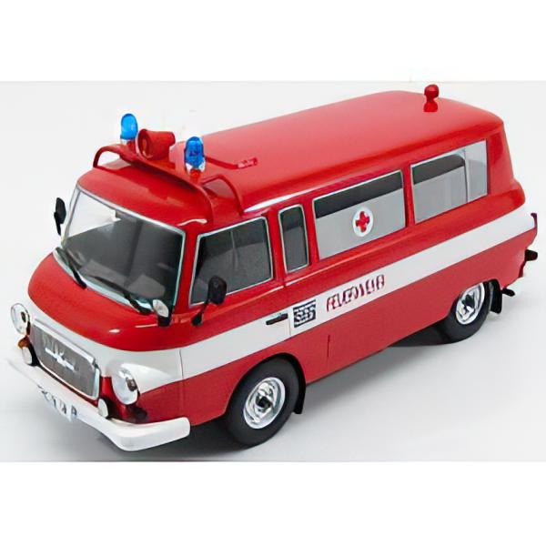 【予約】12月以降発売予定BARKAS B1000 AMBULANCE FEUERWEHR 1956 RED WHITE/MCG 1/18ミニカー