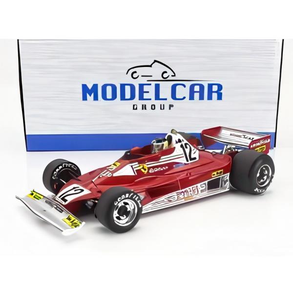 FERRARI F1 312T2B SCUDERIA FERRARI No12 スウェーデンGP 3位 1977 Cロイテマン レッドホワイト/ MCG 1/18 ミニカー