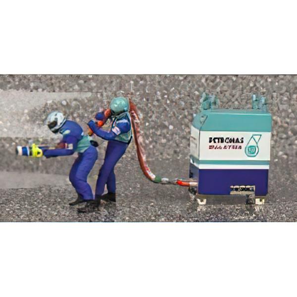 FIGURES - F1 PIT-STOP SAUBER 2002 RIFORNIMENTO - FIGURES - BLUE GREEN/Minichamps 1/43ミニカー