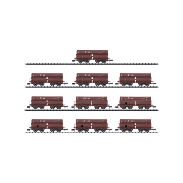 Nゲージ 鉄道模型 貨車 ミニトリックス Minitrix DRG Erz IId Era II Self unloading wagon DRG DC