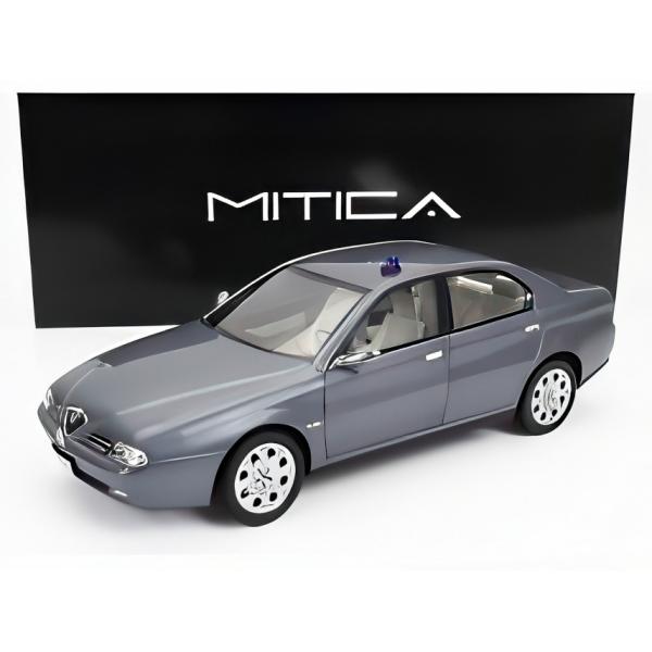 ALFA ROMEO 166 2.4 JTD イタリア陸軍 シビリアンデカール付 1998 ネットゥーノグレーメタリック/ MITICA-DIECAST 1/18 504台限定ミニカー