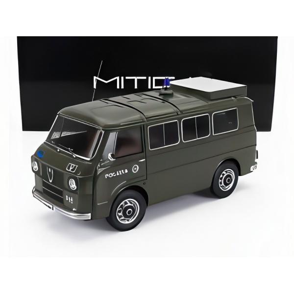 【予約】2025年発売予定ALFA ROMEO F-12 ミニバス 1シリーズ 警察 1970 グリーン/ MITICA-DIECAST 1/18 504台限定ミニカー