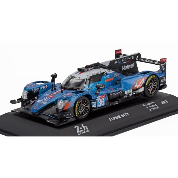 Alpineアルピーヌ A470 Gibson 2018 Team Signatech Alpine Matmut No.36 Winner LMP2 24h Le Mans N. / EDICOLA 1/43 ミニカー