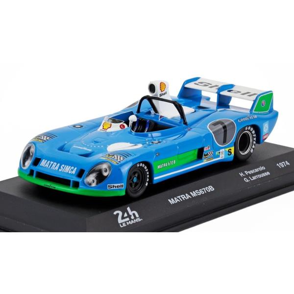 MATRA SIMCAマトラシムカ MS670B 優勝 ルマン24時間 1974 グリーンホワイト CENTAURIA-24h-LEMANS COLLECTION / EDICOLA 1/43 ミニカー