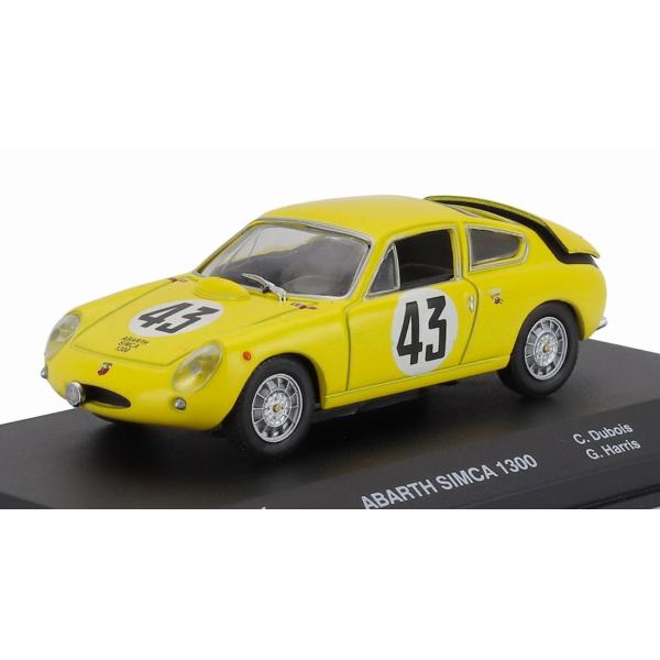 SIMCAシムカ ABARTHアバルト 1300 ルマン24時間 1962 イエロー CENTAURIA-24h-LEMANS COLLECTION / EDICOLA 1/43 ミニカー