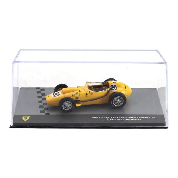 FERRARIフェラーリ F1 DINOディーノ 246 1958 オリヴィエジャンドビアン イエロー FERRARI-F1-COLLECTION / EDICOLA 1/43 ミニカー