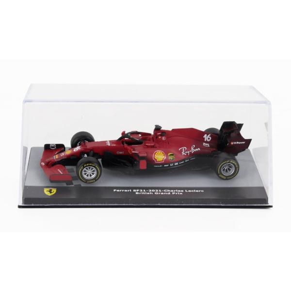 FERRARIフェラーリ F1 SF21 スクーデリア フェラーリ N 16 2位 イギリスGP 2021 シャルル ルクレール レッドブラック FERRARI-F1-COLLECTION / EDICOLA 1/43 ミニカー