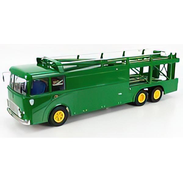 FIAT - BARTOLETTI 306/2 3-ASSI TRUCK TEAM DAVID PIPER RACING CAR TRANSPORTER 1970 - GREEN /Norev 1/18ミニカー