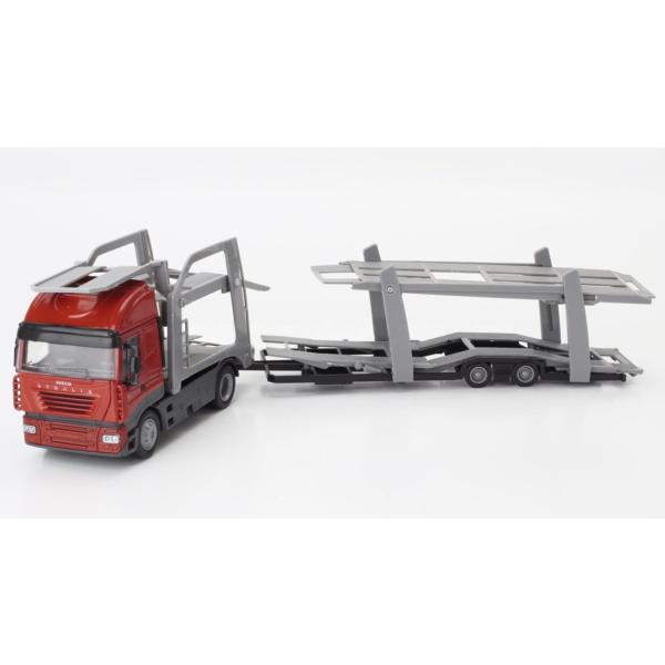 IVECO FIATイヴェコフィアット ストラリス 540 キャリアカー 2009 レッドグレー BISARCA / NEW-RAY 1/43 ミニカー