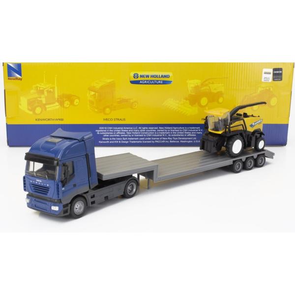 IVECO FIATイヴェコフィアット ストラリス 540 トラック ニューホランド FR920 FARM TOYS / NEW-RAY 1/43 ミニカー
