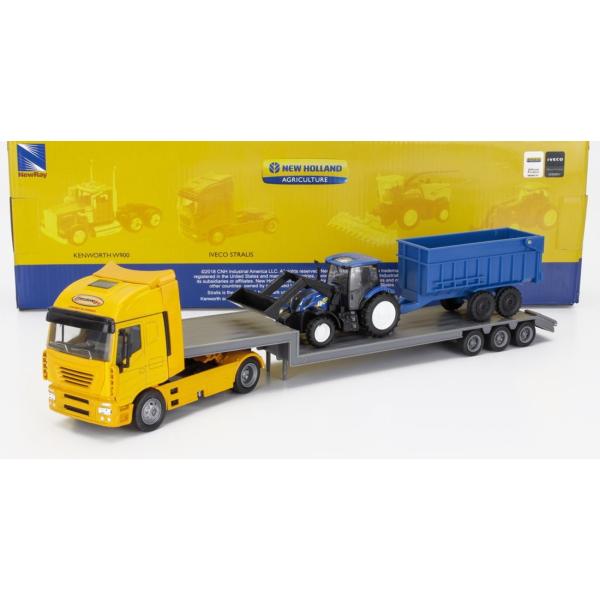 IVECO FIATイヴェコフィアット ストラリス 540 トラック ニューホランド T6.175 FARM TOYS / NEW-RAY 1/43 ミニカー