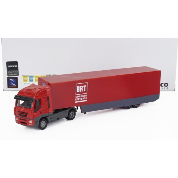 IVECOイヴェコ FIATフィアット STRALIS 540 トラック CASSONATO BRT BARTOLINI 2009 RED レッド / NEW-RAY 1/87 ミニカー