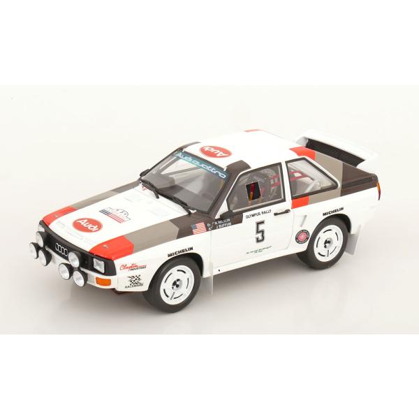 Audi Sport Quattro No.5 オリンパスラリー Buffum Wilson 1986 限定999個/ OTTO 1/18 ミニカー