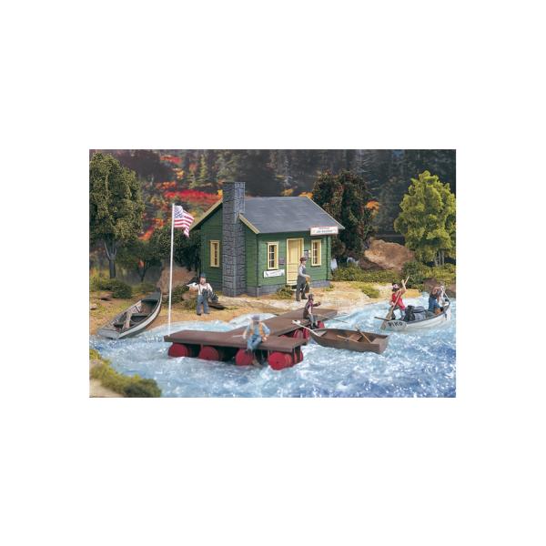 Gゲージ 鉄道模型 Piko ピコ Boathouse Am Waldsee