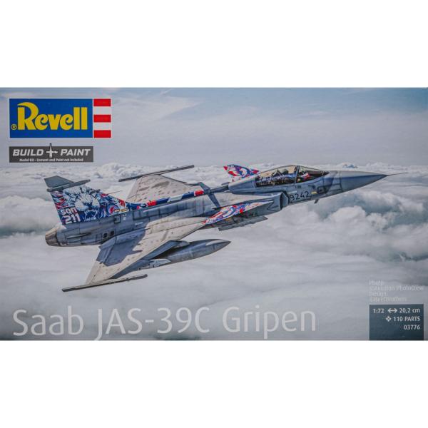 Saabサーブ JAS 39C Gripenグリペン 組み立てプラモキット模型 /Revellレベル 1/72