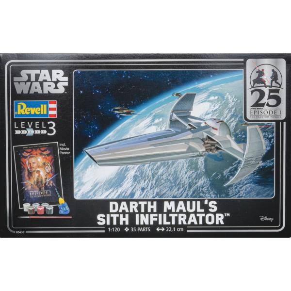 Darth Maul's Sith Infiltrator ダース・モールのシス・インフィルトレーター Star Wars Episode 1 ギフトセット 組み立てプラモキット模型 /Revell