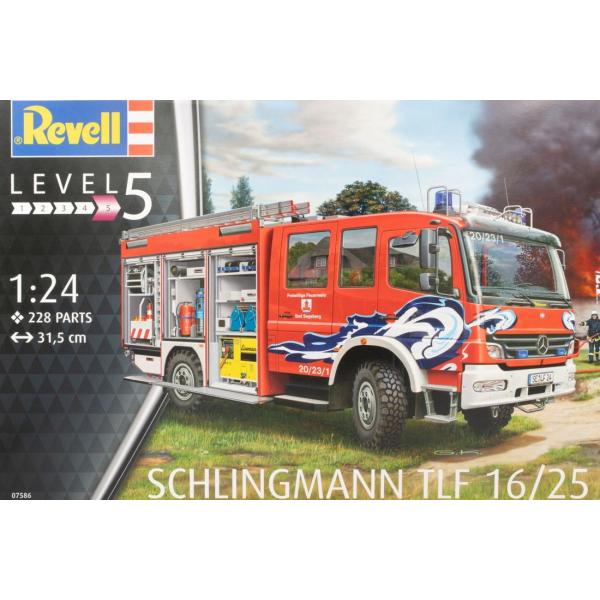 MercedesBenzメルセデスベンツ Atego 1529 AF Schlingmann TLF 16/25 組み立てプラモキット模型 /Revellレベル 1/24