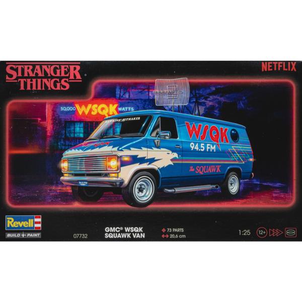 Stranger Things GMC WSQK Squawk Van 組み立てプラモキット模型 カーモデル /Revell 1/25
