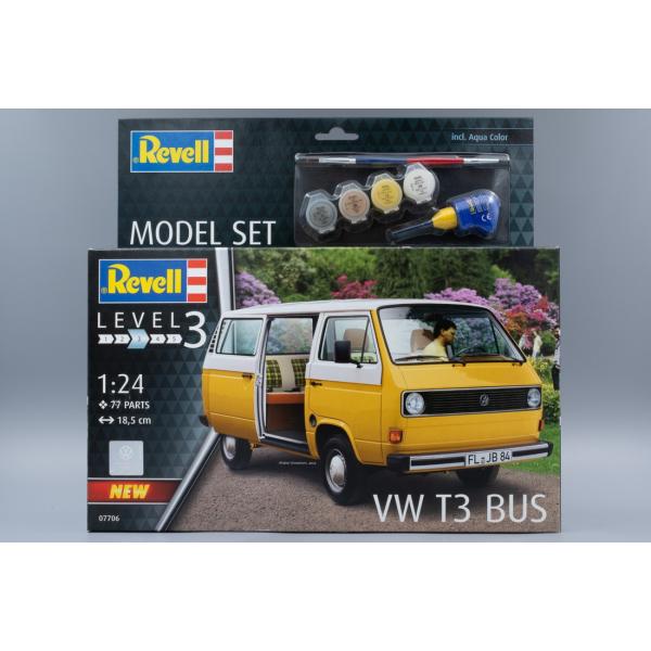 VWフォルクスワーゲン T3 bus model set 組み立てプラモキット模型 /Revellレベル 1/25