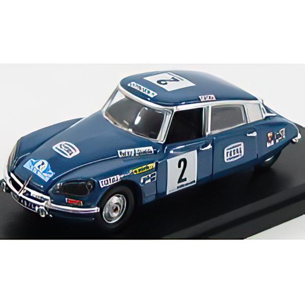 CITROEN  DS21 N 2 4th RALLY MAROCCO 1971 BOB NEIRET  JACQUES TERRAMORSI  BLUE/Rio 1/43ミニカー