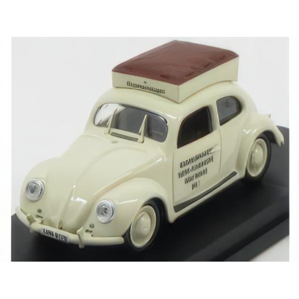 VOLKSWAGEN  BEETLE AMBULANCE POMPIERI DI WOLFSBURG 1950  WHITE/RIO 1/43ミニカー