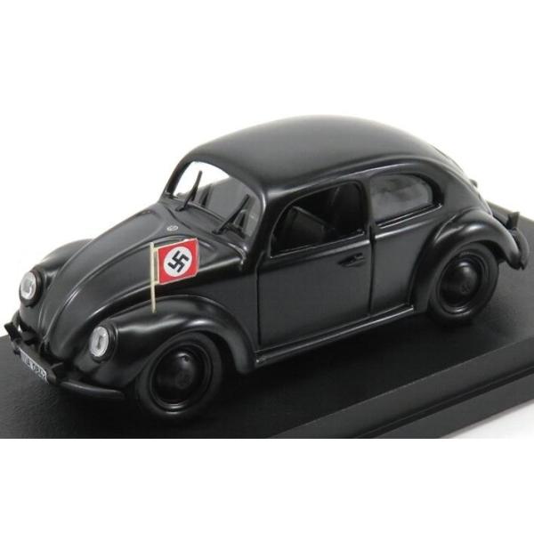 VOLKSWAGENフォルクスワーゲン BEETLEビートル ゲシュタポ 1945 警察 ミリタリー ブラック / RIO-MODELS 1/43 ミニカー