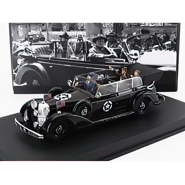 MERCEDES BENZ 770K OPEN  AFTER WON WAR HITLER'S CAR WITH AMERICAN SENATORS  DACHAU GERMANY 25 MAY 1945 /Rio 1/43ミニカー