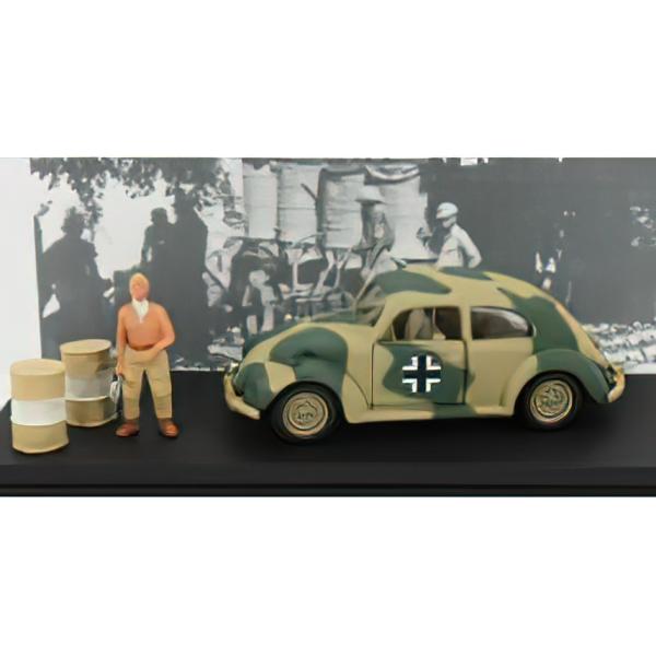 VOLKSWAGEN  AFRICA KORPS WEHRMACHT 1941 WITH FIGURES /Rio 1/43ミニカー