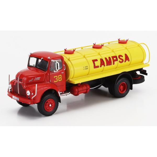 LEYLANDレイランド コメット タンクローリー CAMPSA 1959 レッドイエロー SALVAT-CAMIONES-Y-AUTOBUSES-ESPANOLES-COLLECTION / EDICOLA 1/43 ミニカー