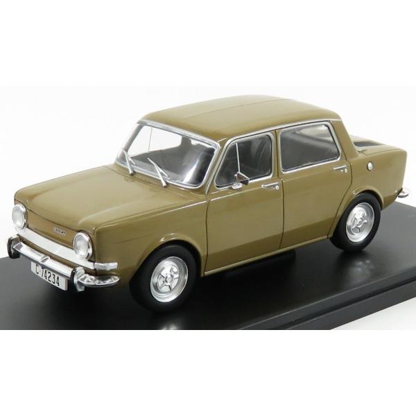 SIMCAシムカ 1000 1969 ゴールドメタリック COCHES-INOLVIDABLES-SALVAT-ESPANA / EDICOLA 1/24 ミニカー