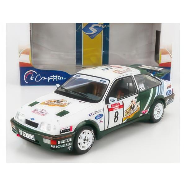 FORD ENGLAND SIERRA COSWORTH RS500 N 8 WINNER RALLY TOUR DE CORSE 1988 DIDIER AURIOL BERNARD OCCELLI WHITE GREEN/SOLIDO ...