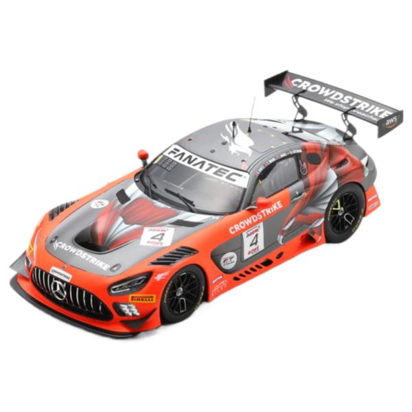 Mercedes Benz Amg Gt3 Evo 6.2L V8 チーム Crowdstrike Riley 4 ウィナー Pro Am Class 24H スパ 2024 George Kurtz Ian James Nicky Cat...
