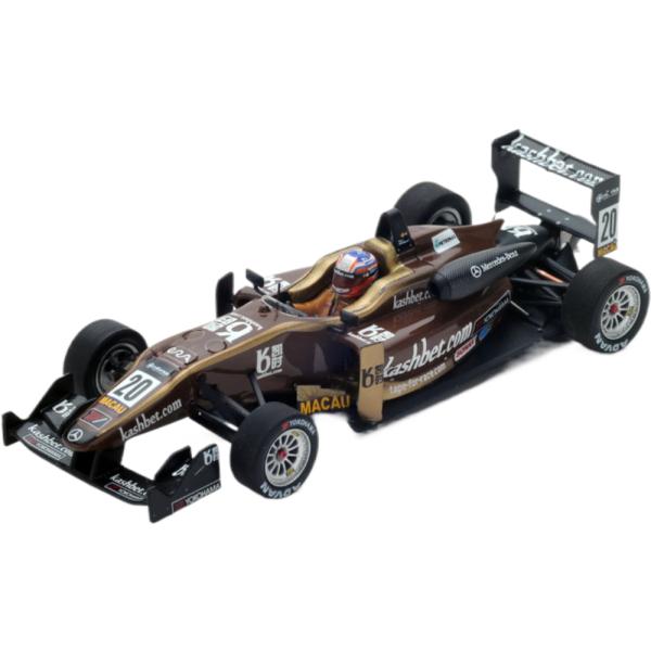 Dallara F3 F312 チーム Mercedes #20 ウィナー Macau Gp 2014 Brown/ Spark 1/43 ミニカー