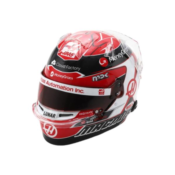 Bell Helmet F1 Casco Helmet Haas Fw23 チーム Moneygram Haas 20 Season 2023 Kevin Magnussen 5HF097/ Spark 1/5 ミニカー