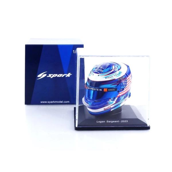 CASQUE Logan Sargeant Williams Racing 2023 ローガン サージェント / Spark 1/5 ミニカー