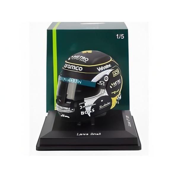 ベル ヘルメット F1 ランス ストロール チーム アラムコ コグニザント アストンマーティン N 18 カナダGP 2024 ブラック/ Spark 1/5 ミニカー