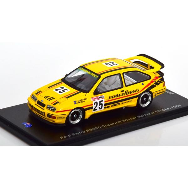 Ford シエラ RS 500 Cosworth 優勝 Tooheys 1000 バサースト Longhurst/Mezera 1988 デカール付き 限定600個/ Spark 1/43 ミニカー