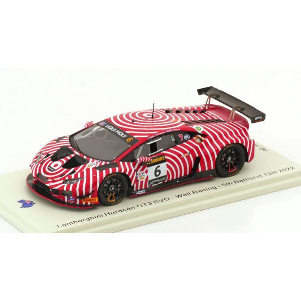 Lamborghini ウラカン GT3 Evo No.6 12時間バサースト Alberto/Wall/Deitz/Denyer 2022 限定400個/ Spark 1/43 ミニカー