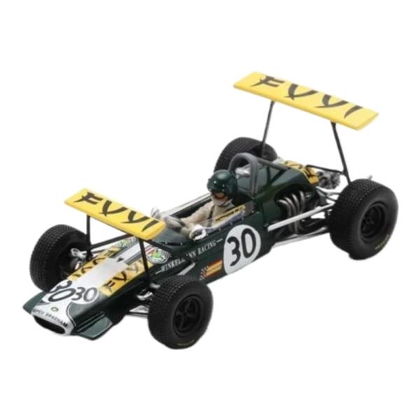 BRABHAM BT23C F2 2nd Argentinian Temporada 1968 J. Rindt / Spark 1/43 ミニカー