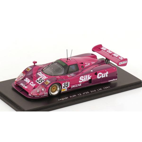 Jaguarジャガー XJR 12 No 35 24h Le Mansル・マン 1991 Silk Cut Jones/Boesel/Ferte / Spark 1/43 ミニカー