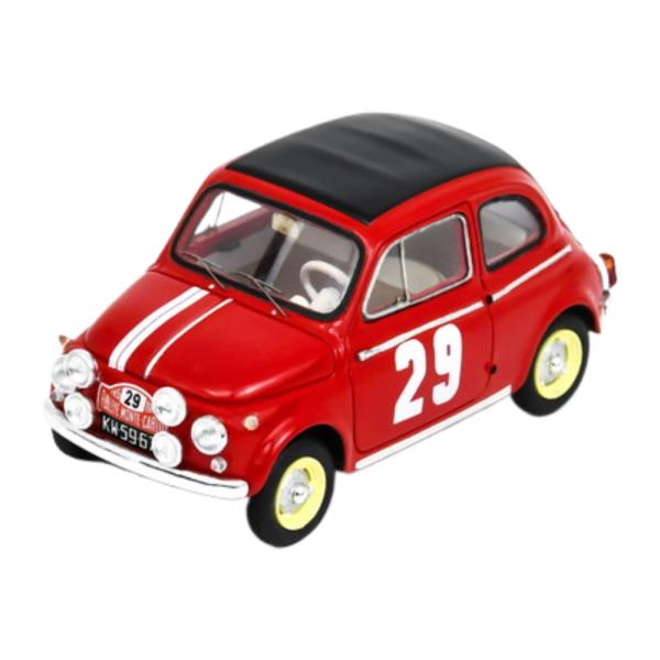 Steyr Puch 650Tr Closed Roof (Night Version) 29 Rally Montecarlo 1965 Sobieslaw Zasada Kazimierz Osinski Red Black S2133...