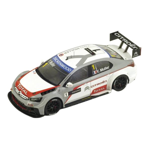 シトロエン C-Elysee #1 WTCC ポール・リカール 2014 Yvan Muller / Spark 1/43 ミニカー