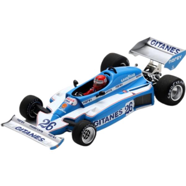 Ligier F1 Js7 Gitanes 26 Test Zandvoort 1977 Niki Lauda Bluette White S3984/ Spark 1/43 ミニカー