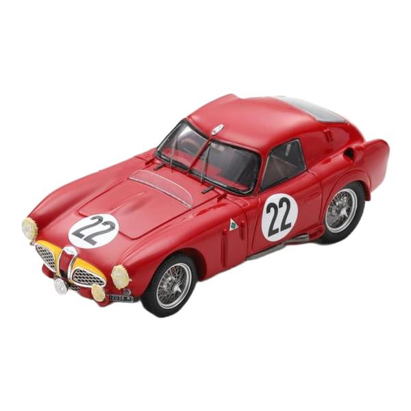 アルファロメオ 6C 3000 CM #22 24時間ルマン 1953 J.M. Fangio O.Marimon レッド / Spark 1/43 ミニカー